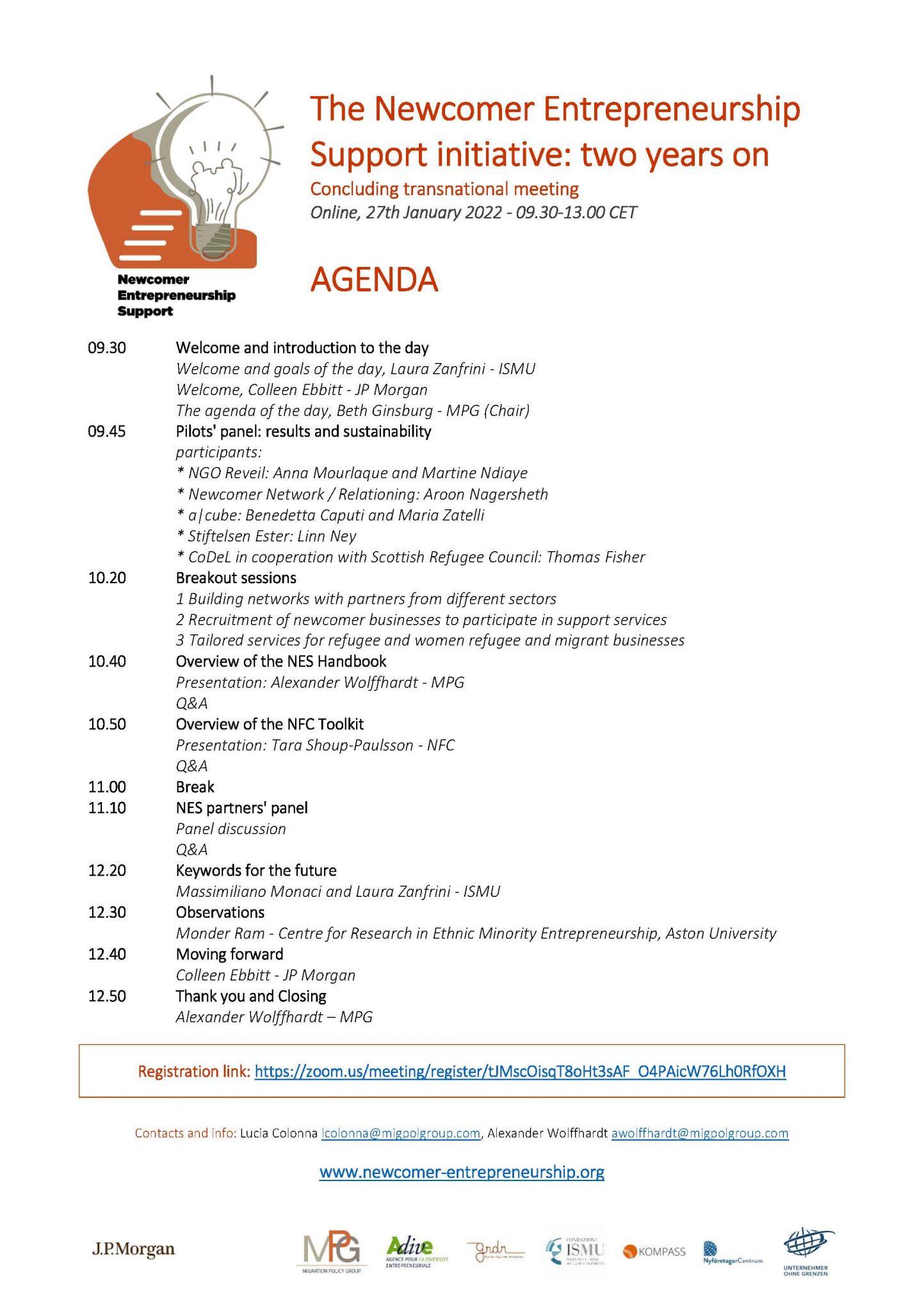 Project "NES - Newcomer Entrepreneurship Support" - Fondazione ISMU