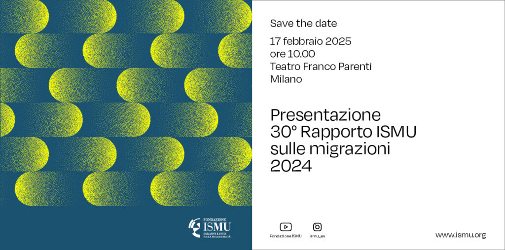Save the date Presentazione 30° Rapporto sulle migrazioni 2024 ...